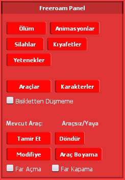 MTA SA Özel F Panel Scripti