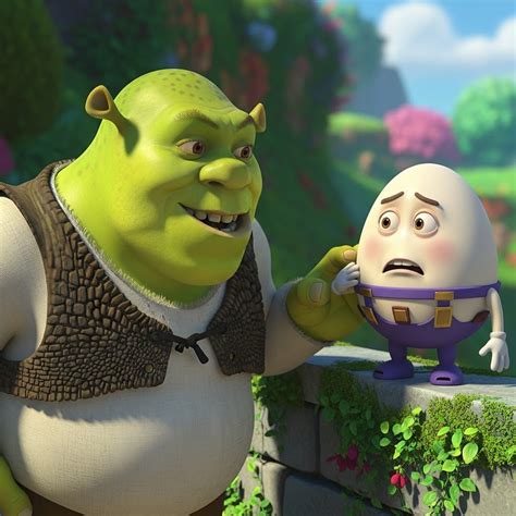 Shrek And The Humpty Dumpty By Josephpatrickbrennan On Deviantart