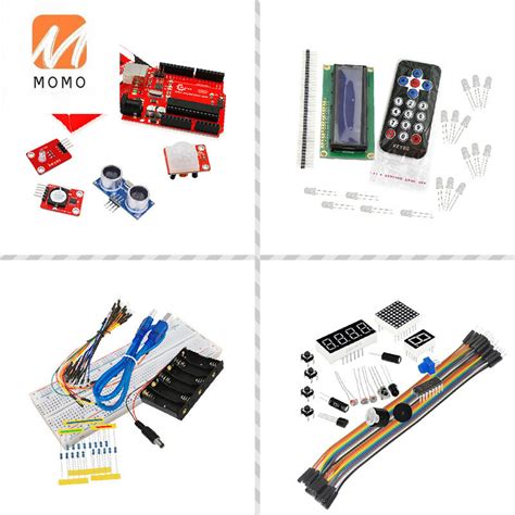 Diy 전자 부품 학습 키트 Arduino 기본 스타터 세트 용 전자 Uno R3 스타터 키트 가정용 가구