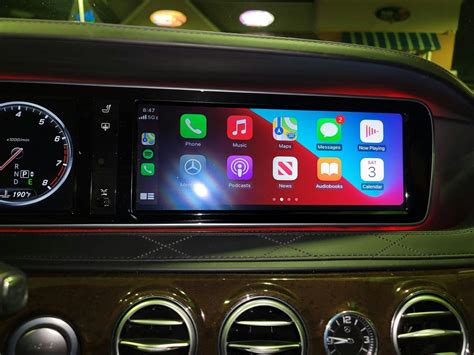 Full Screen Carplay And Android Auto For Mercedes S Classw222 E Classw212 2014 2020 E Class
