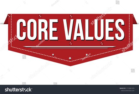 Core Values Banner Design On White Stock Vector Royalty Free 1713981979 Shutterstock