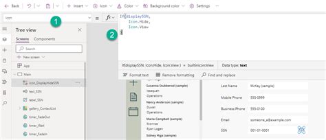 Power Apps Conditionally Display Sensitive Data Lowcodego