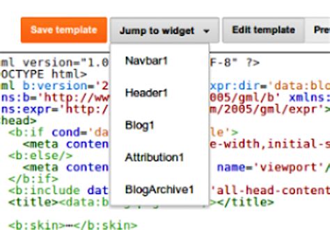 New Blogger Template HTML Editor Interface An Island For Blogging Tips Tricks