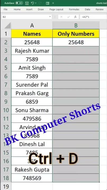 Excel Tipsexcel Find Numbershortsshortsvideoexcelshortvideo
