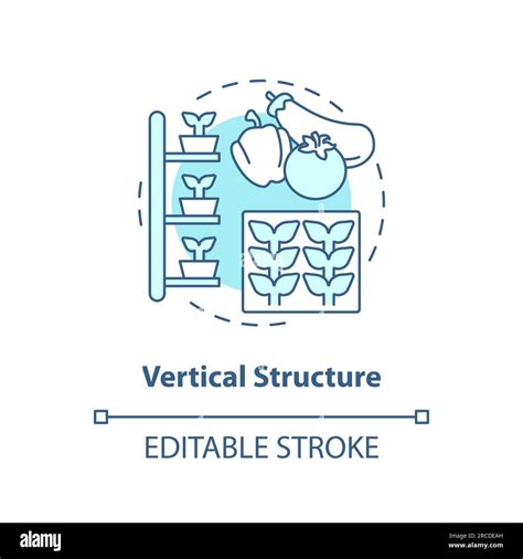 Linear Customizable Vertical Structure Icon Concept Stock Vector Image And Art Alamy