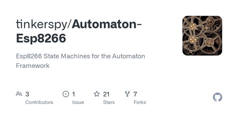 Github Tinkerspy Automaton Esp Esp State Machines For The Automaton Framework