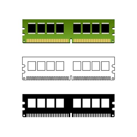 Premium Vector Ram Memory Module Icon Vector
