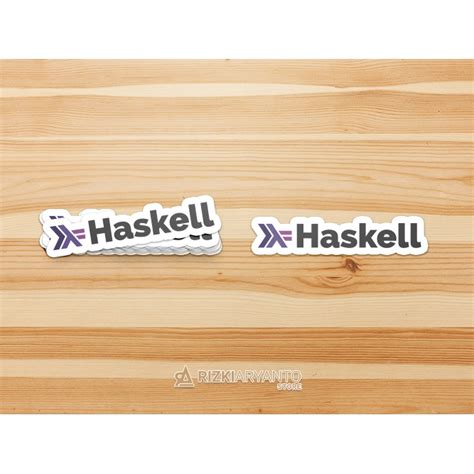 Jual Sticker Stiker Logo Haskell Programming Language Untuk PC Laptop