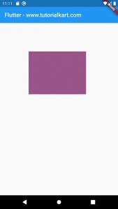 Flutter Canvas Draw Rectangle