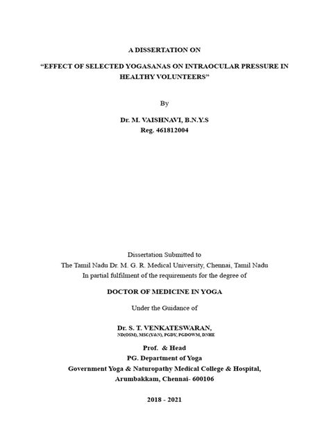 Dissertation Pg Model Pdf Glaucoma Human Eye