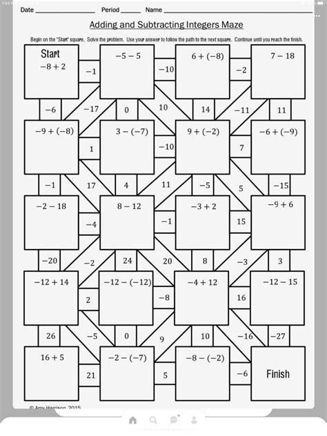 Pin By Tgeddings On Math Nation Adding And Subtracting Integers Math Integers Integers