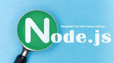 Nodejs Basics — Mongodb Text And Unique Indexes