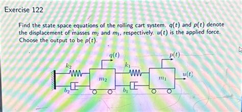 Solved Exercise 122find The State Space Equations Of The