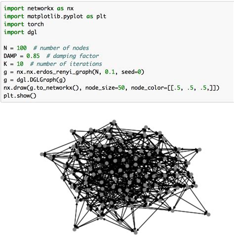 pagerank with dgl message passing①｜dgl deep graph library を動かす 4