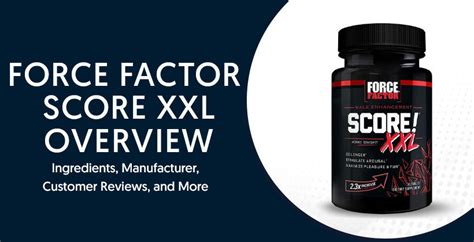 Force Factor Score Xxl Review Does It Really Work And Safe To Use