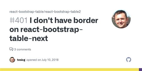 I Dont Have Border On React Bootstrap Table Next · Issue 401 · React