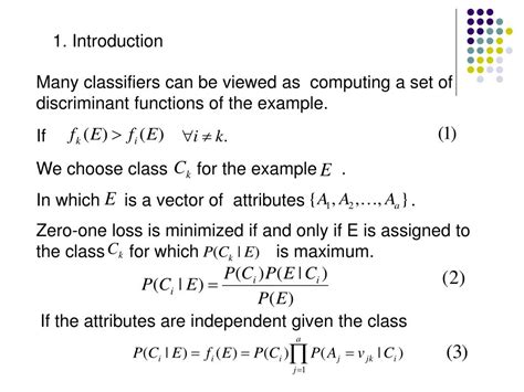 Ppt On The Optimality Of The Simple Bayesian Classifier Under Zero One Loss Powerpoint