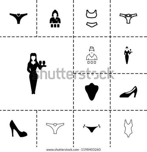 Sexy Icon Collection 13 Sexy Filled Stock Vector Royalty Free