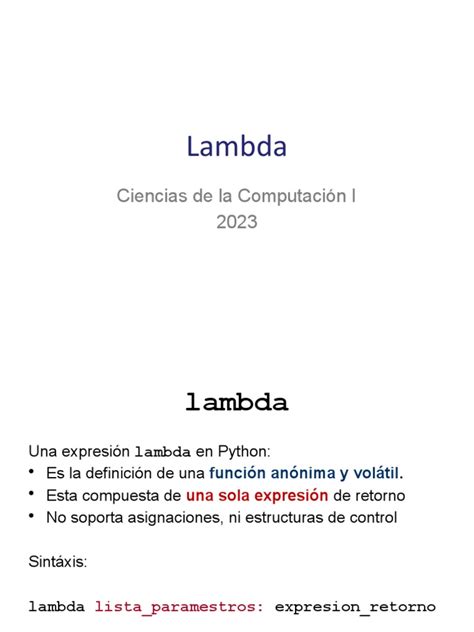 lambda pdf