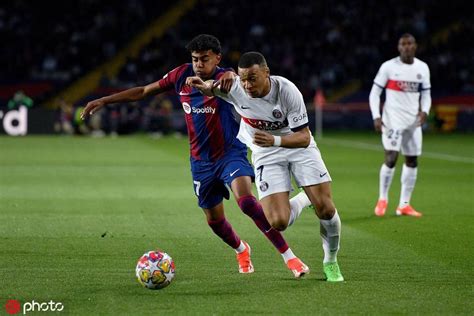 2324欧冠14决赛：巴塞罗那 1 4 巴黎圣日耳曼 搜狐大视野 搜狐新闻