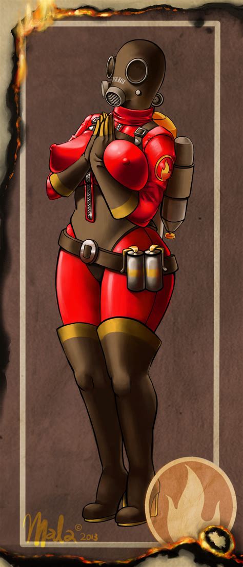 Femme Pyro By Malapine Hentai Foundry