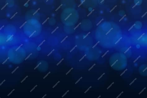 Bokeh 효과와 파란색 배경 무료 벡터