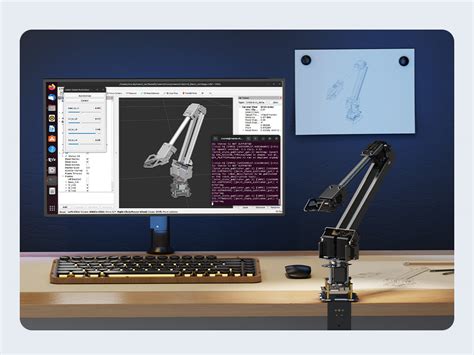High Torque Serial Bus Servo Roarm M2 S Desktop Robotic Arm Kit Based On Esp32 4 Dof Điện
