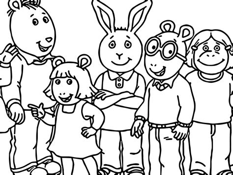 Arthur Coloring Pages At Free Printable Colorings