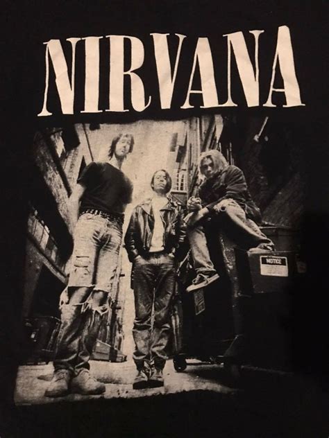 Nirvana Black And White Poster Minimalist Poster Store