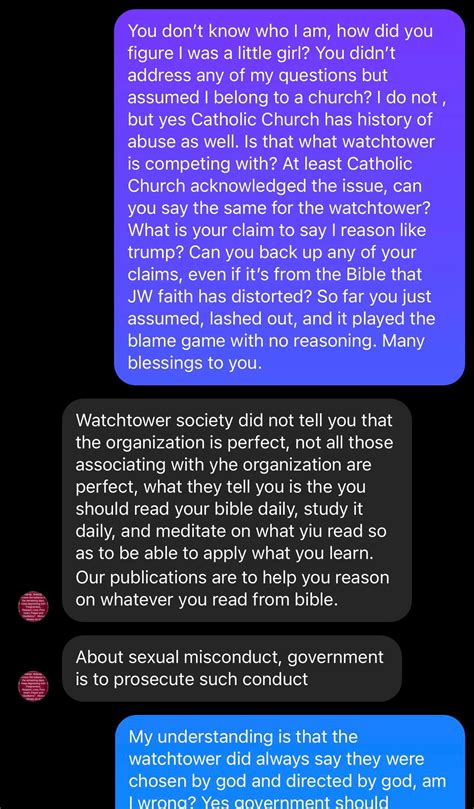 My Conversation With A Jw Brother Who Decided To Confront Me On Ig It