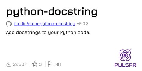 Python Docstring