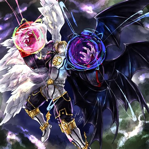 Lucemon Falldown Mode Digimon And 1 More Drawn By Aomon Yuuji7604