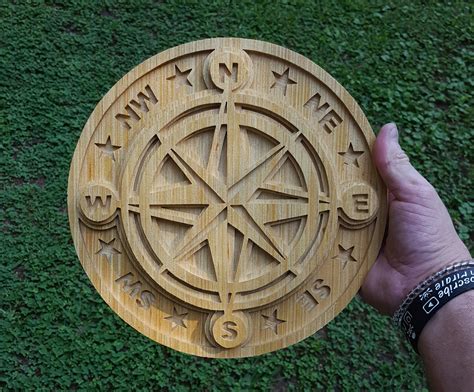 Layered Compass Rose Build Video Link In Comments Scrollsaw