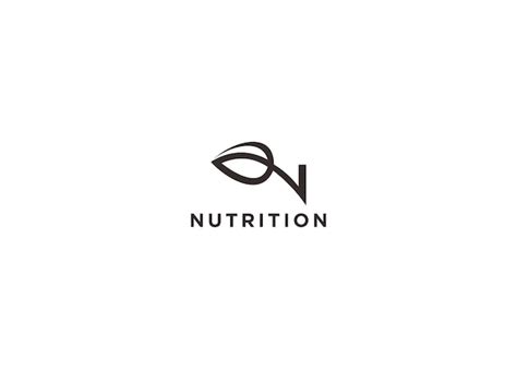 Premium Vector Nutrition Logo Design Vector Illustration
