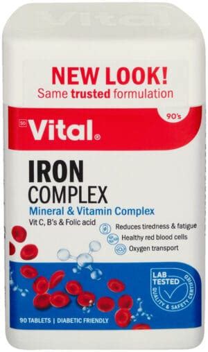 Vital Vital Iron Complex 90pk