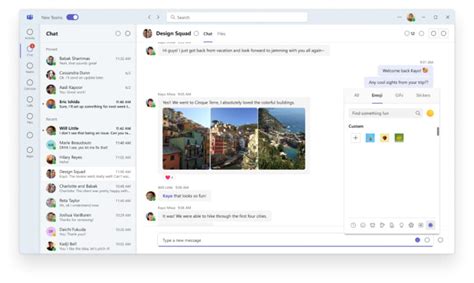 สมาชก Microsoft Teams Public Preview ทดลองใชอโมจและการตอบสนองแบบกำหนดเองไดแลว Blog