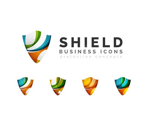 Premium Vector Set Of Protection Shield Logo Concepts