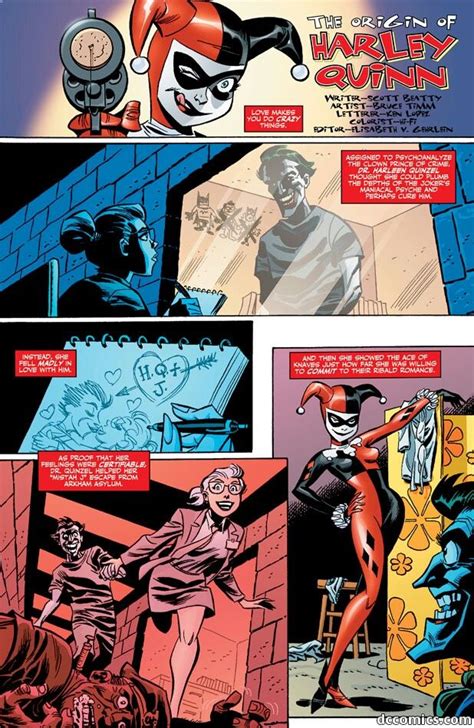Origin Of Harley Quinn Joker And Harley Quinn Harley Quinn Comic