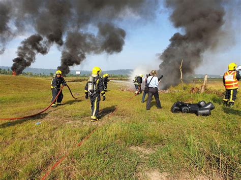 ព្រលានយន្តហោះអន្តរជាតិកេងកង ខេត្តព្រះសីហនុ ធ្វើសមយុទ្ធគ្រប់គ្រងគ្រោះអាសន្ន ឆ្នាំ២០១៨ ក្រសួងព័ត៌មាន