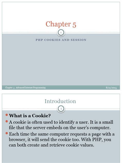 Chapter 5 Pdf Cookie Php
