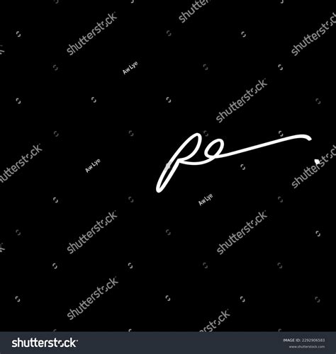 Pe Initial Handwriting Signature Logo Vector Stock Vector Royalty Free 2292906583 Shutterstock