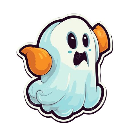 만화 유령 스티커 Nnc Fhb 벡터 삽화 클립 아트 Png 일러스트 및 벡터 에 대한 무료 다운로드 Pngtree
