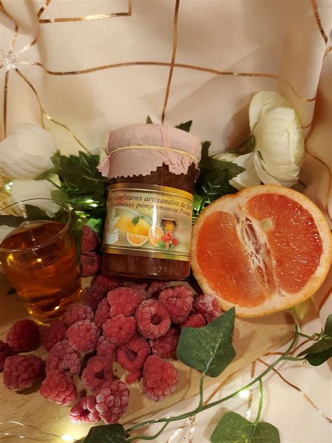 Les Délices De Latelier De Bob Framboises Pamplemousses Au Pineau De Charentais Les