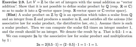 Solved Exercise Let V Z Be The Set Of Integers With The Chegg
