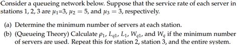 [solved] consider a queueing network below suppose that t