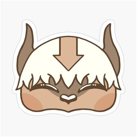Appa Chibi Sticker For Sale By Wolvenartzz Chibi Stickers Art Prints