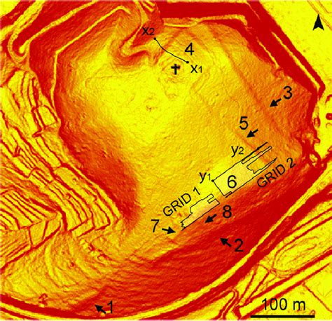 Fig S3 Lidar Derived Slope Map Of Mt San Rocco Showing The