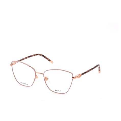 Buy Furla Women Beige Metal Eyeglass Frame 55 Online