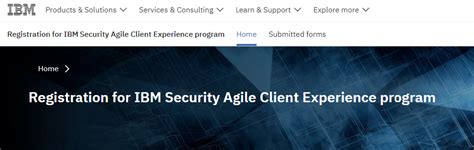 Interested In Joining The IBM Security Verify Access Early Access Program