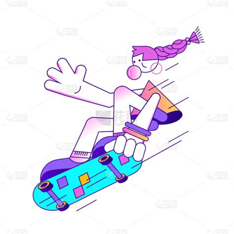 手绘 时尚人物贴纸